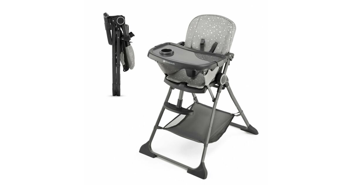 Scaun inalt Kinderkraft FOLDEE Bebelus, Scaun pentru copii de la 6 luni ...