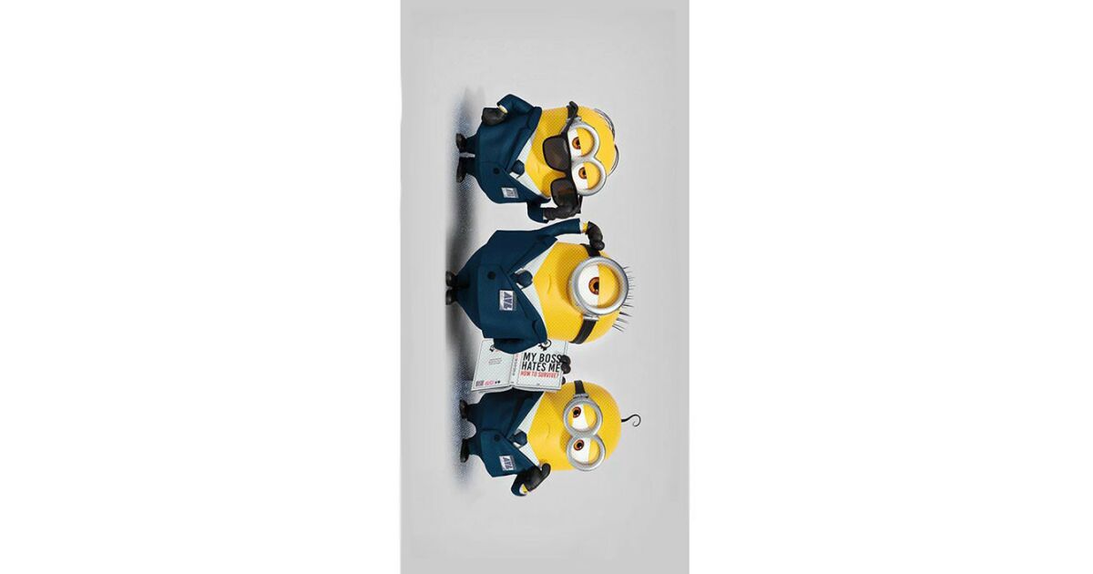 Minyonok Not-So-Secret Agents fürdőlepedő, strand törölköző 70x140cm ...