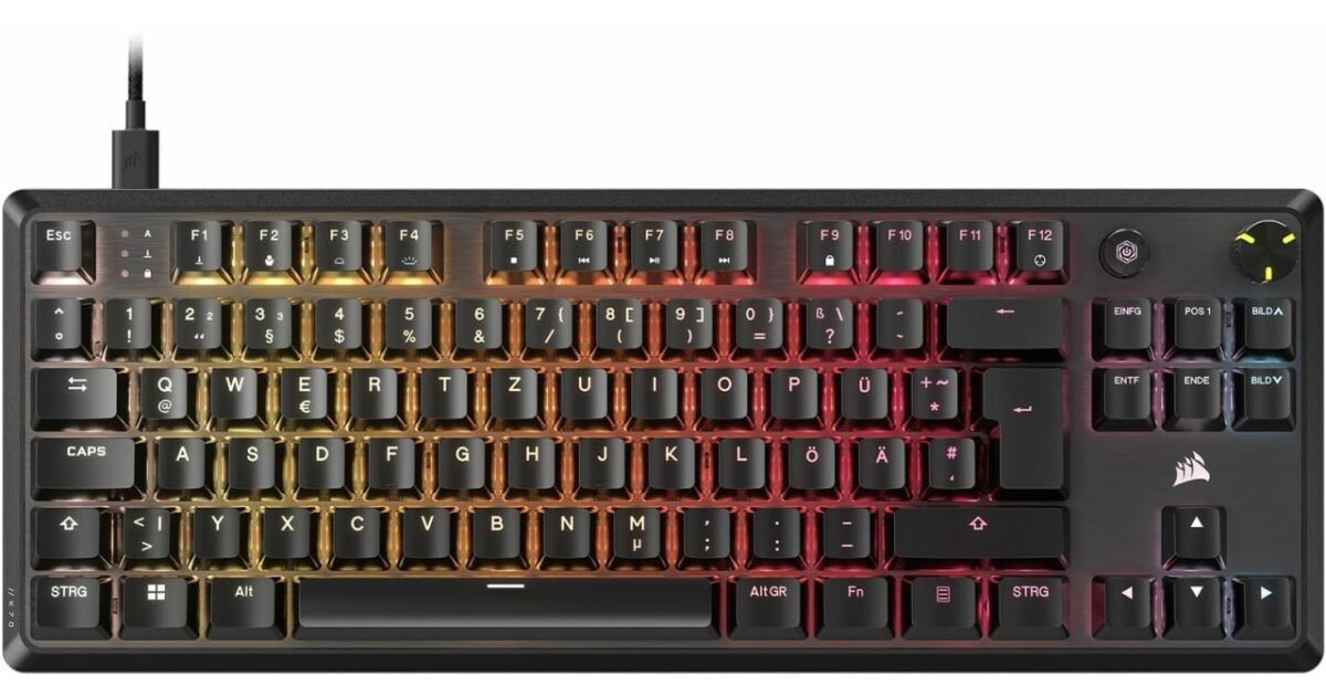 Tastatura mecanica de gaming CORSAIR K70 CORE TKL RGB Tenkeyless ...