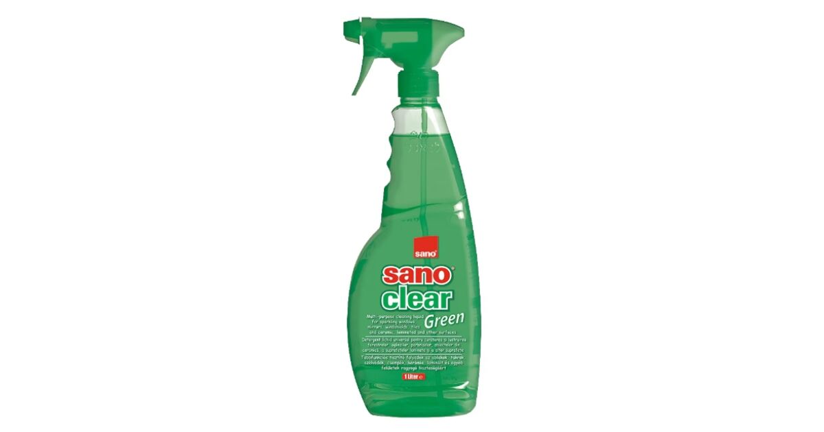 Sano Clear Green Trigger glass cleaner, 1L | Pepita.com
