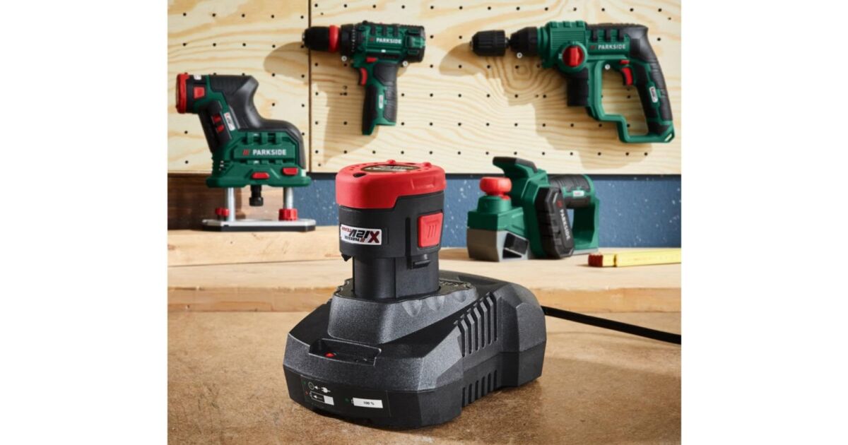 Set Acumulator si incarcator PARKSIDE 12V din seria X12V-TEAM Putere si ...