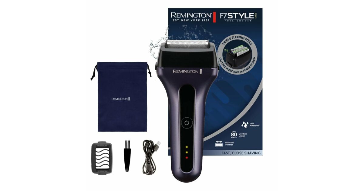 Aparat de ras Remington Shaver Barba Electrica pentru barbi [folii de ...