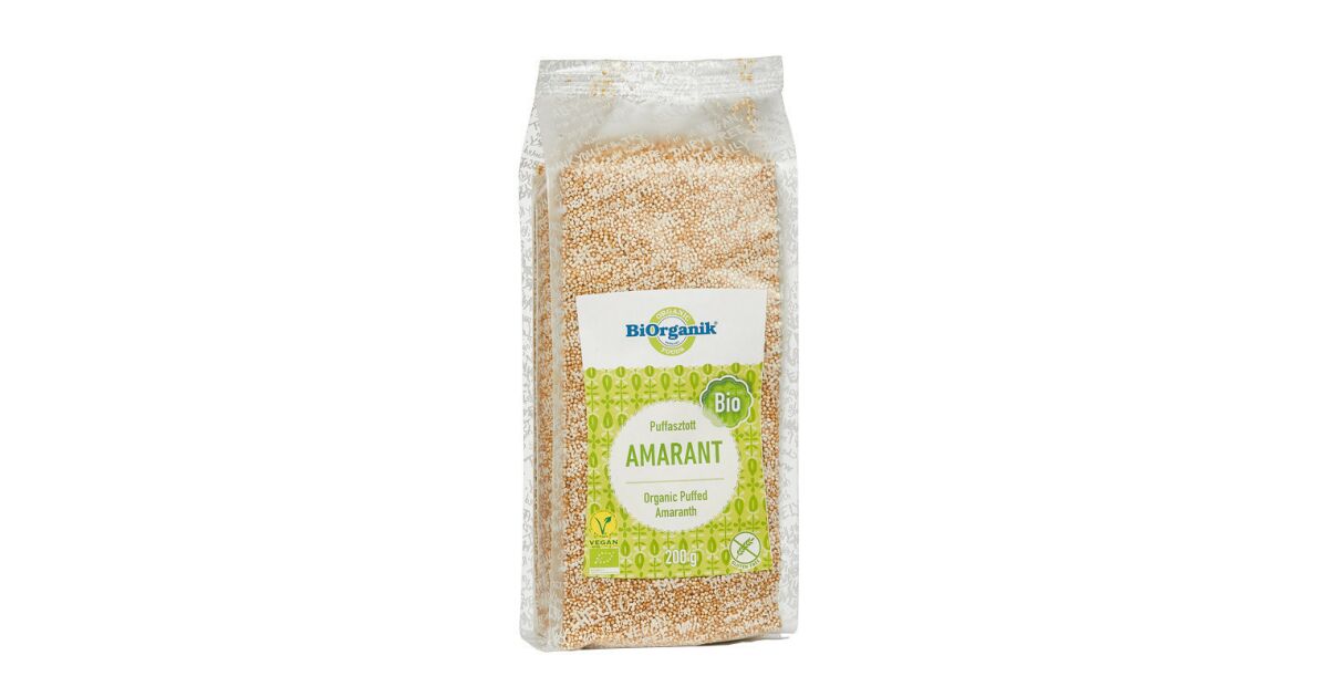Biorganik bio puffasztott amarant 200 g | Pepita.hu