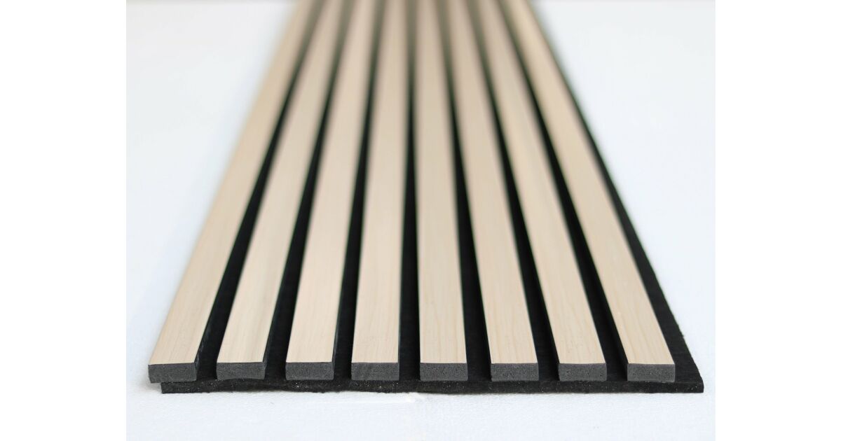Panouri acustice decorative - lamele polimer dur, LAN 101, 280 x 35 x 1 ...