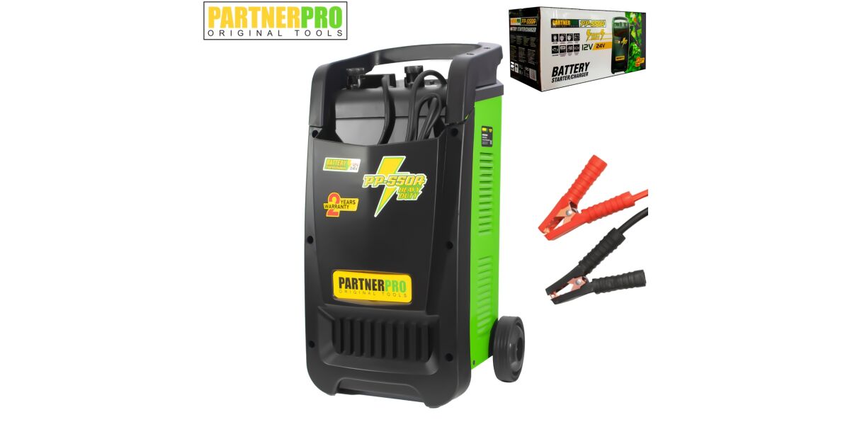 PARTNERPRO PP-550A autóindító, 12/24 V, 430 A / 2000 W | Pepita.hu