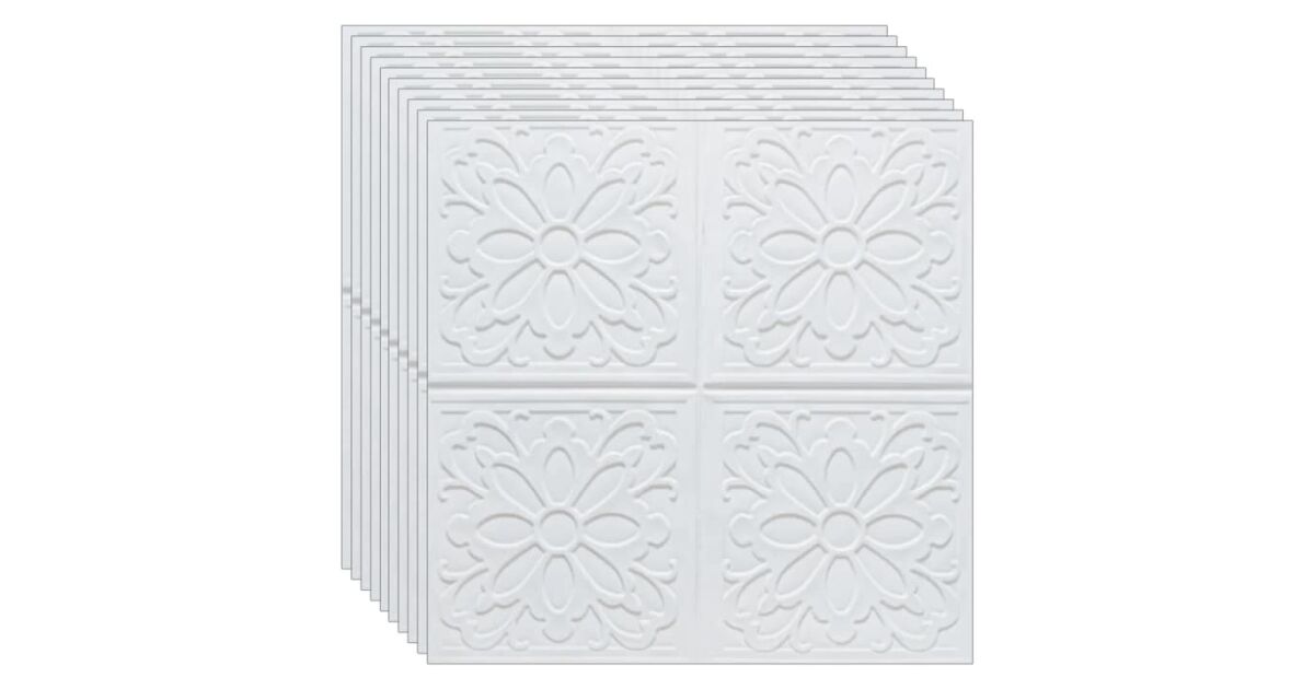 Set 40 x tapet autoadeziv 3D NEXTLY, pentru perete sau tavan, design ...