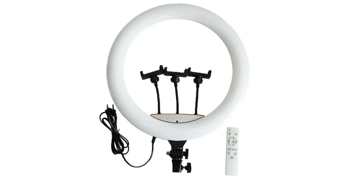 Lampa circulara profesionala RING LIGHT LED, NEXTLY, touch control ...