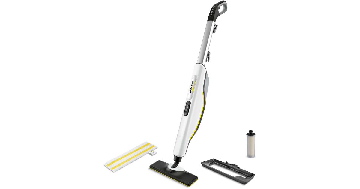 Kärcher SC 3 UPRIGHT Steam mop 0,5 L 1600 W Black, White | Pepita.com