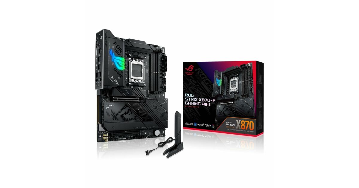 ASUS ROG Strix X870-F Gaming WiFi Motherboard Socket AM5 (AMD, X870 ...
