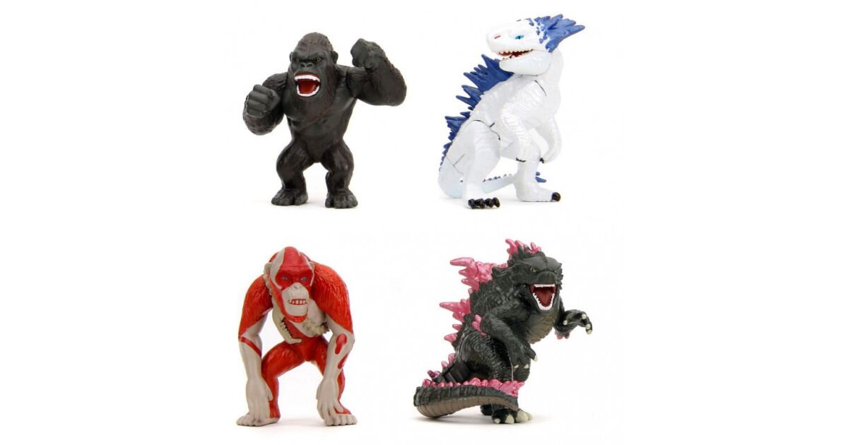 Godzilla Nano Metalfigs Diecast Mini Figurák 4-Pack Wave 1 4 cm | Pepita.hu