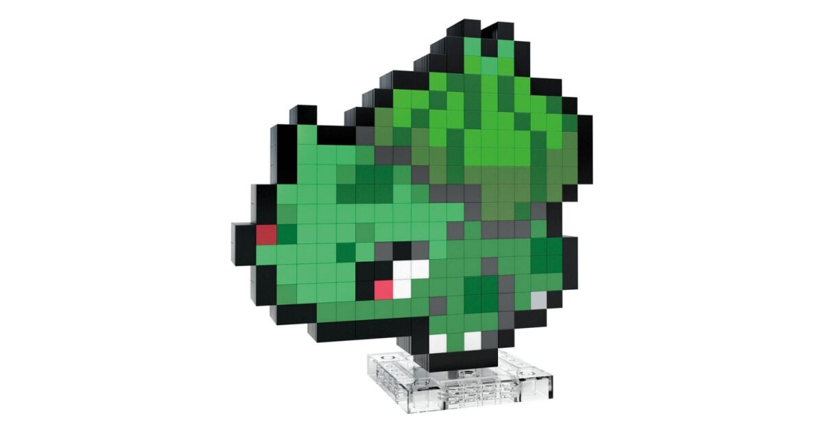 Mattel MEGA Pokémon Bulbasaur 15 cm Pixel Art stavebnica na stavbu ...