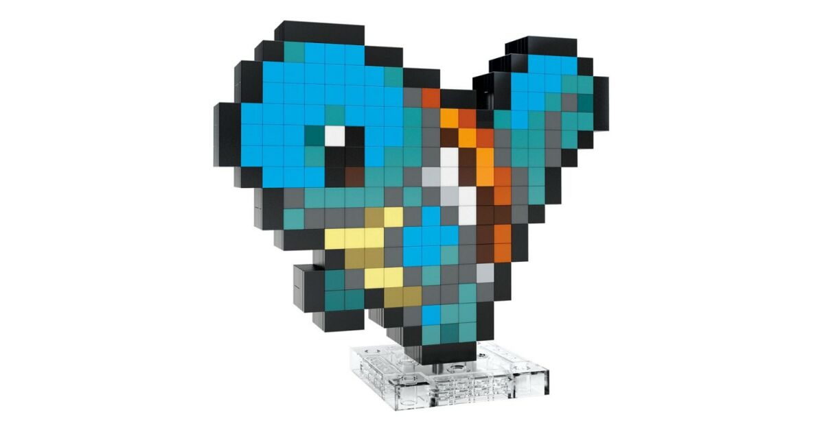 Pokémon MEGA Construction Set Squirtle Pixel Art | Pepita.com