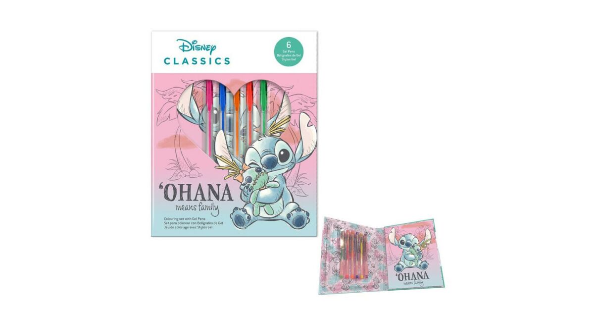Disney Lilo és Stitch, A csillagkutya Cheeky notesz + zselés toll szett ...