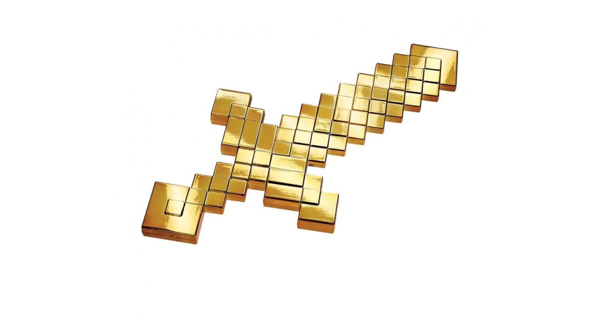 Minecraft Gold kard 51 cm | Pepita.hu