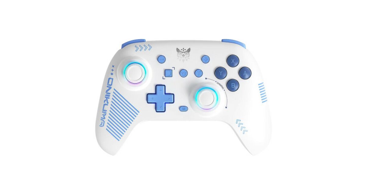 Onikuma C1 Wireless Gamepad kontroller - Fehér C1 Wireless Controller ...