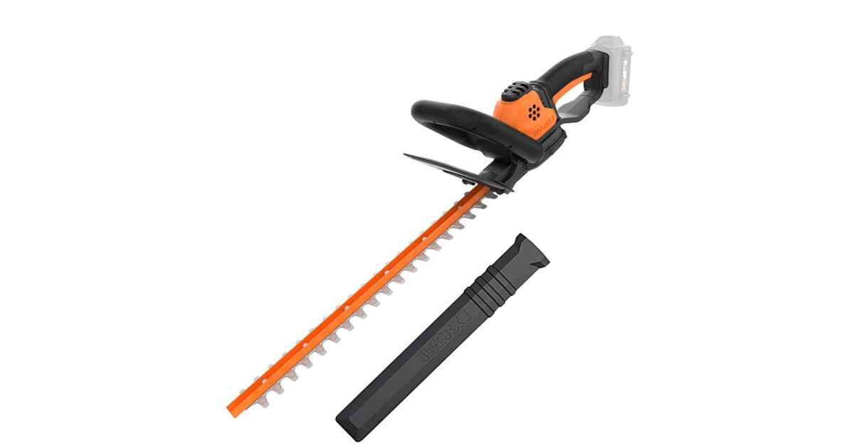 Trimmer de gard viu fara fir WORX WG261E.9 - Trimmer de gard viu si ...