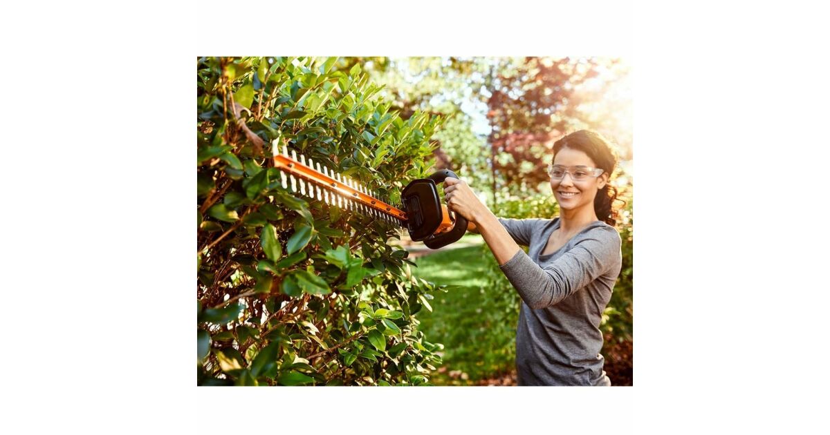 Trimmer de gard viu fara fir WORX WG261E.9 - Trimmer de gard viu si ...