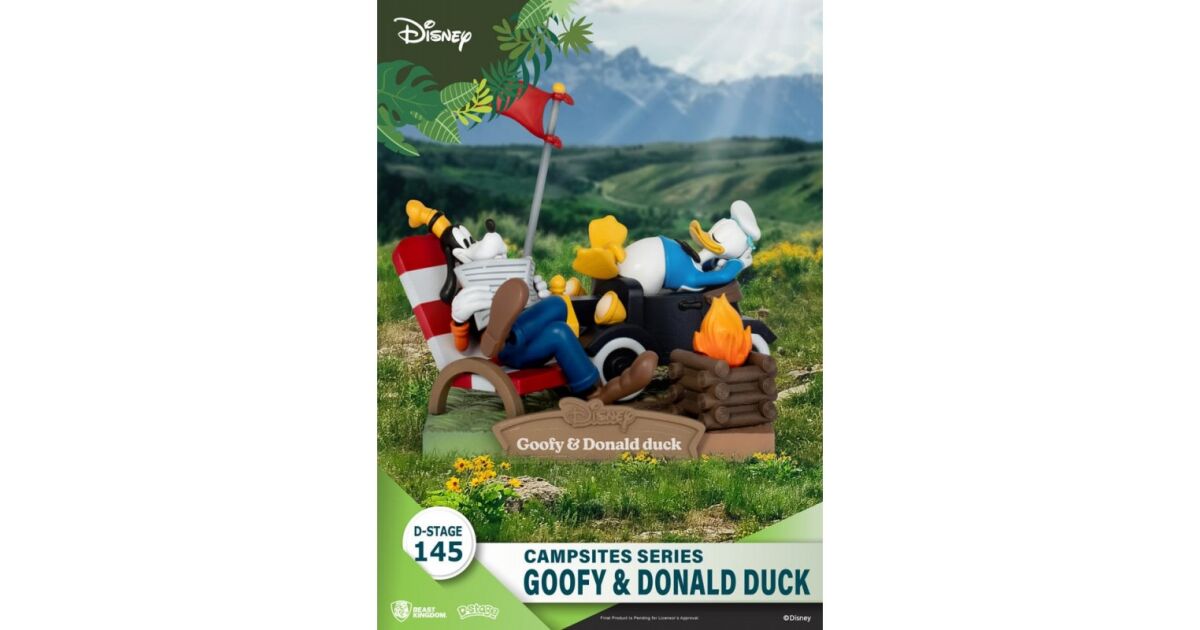 Disney D-Stage Campsite Series PVC Dioráma Goofy & Donald Duck 10 cm ...