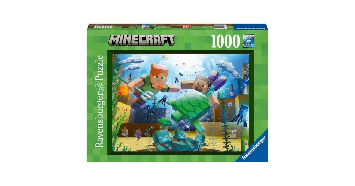 Minecraft Jigsaw Puzzle Minecraft Mosaic (1000 darabos) | Pepita.hu