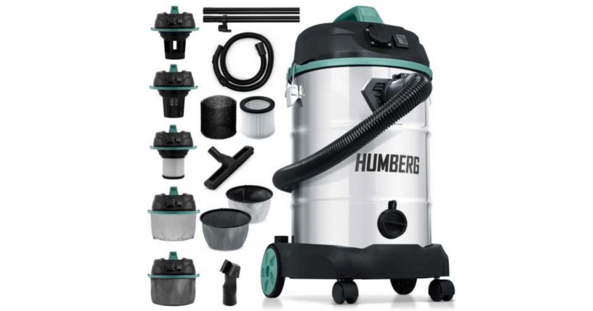 Értékcsökkentett! - Ipari porszívó 30L 1600W HM-402 Humberg | Pepita.hu