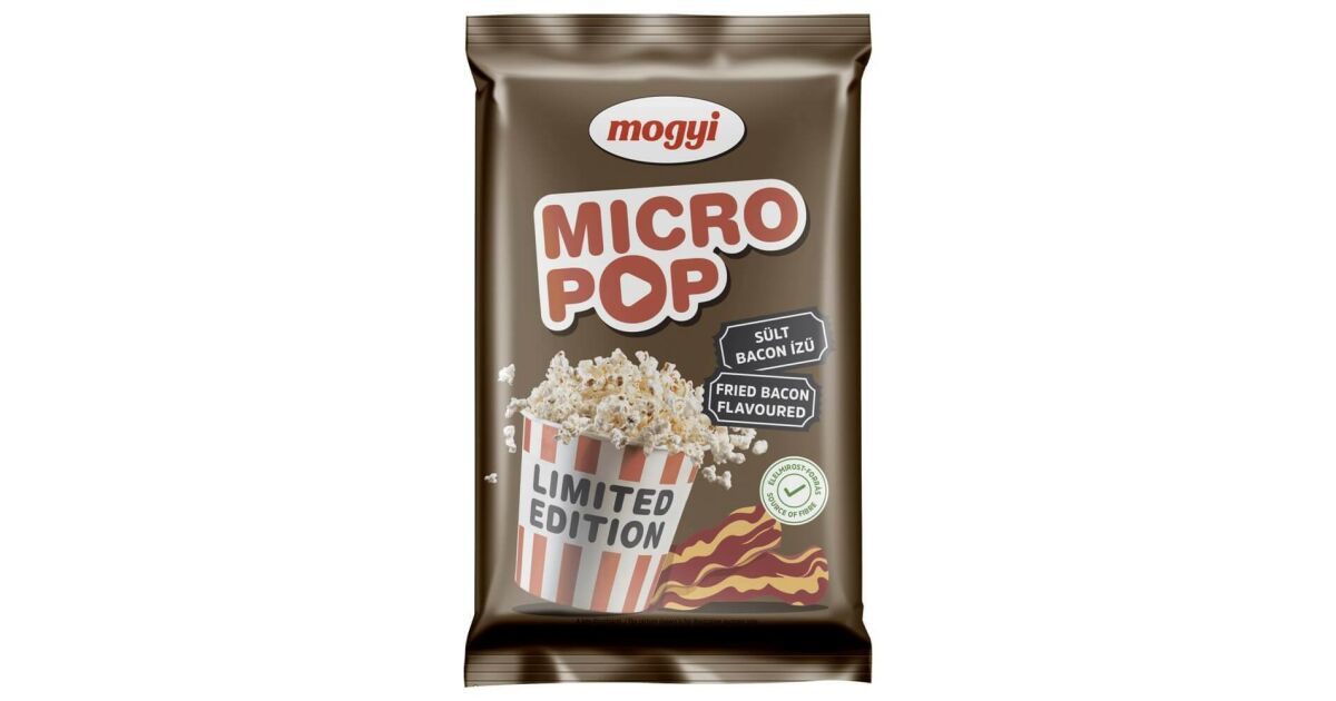 Mogyi, Micro Popcorn sült bacon, 90g | Pepita.hu