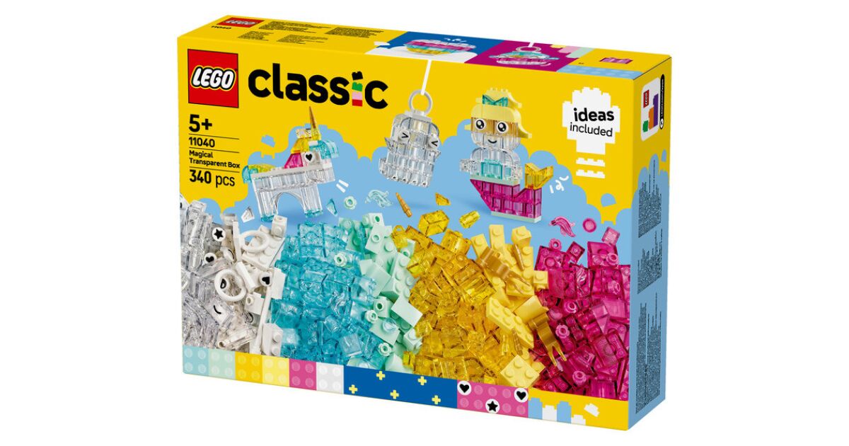 LEGO Classic 11040 Átlátszó bûvös kockák | Pepita.com