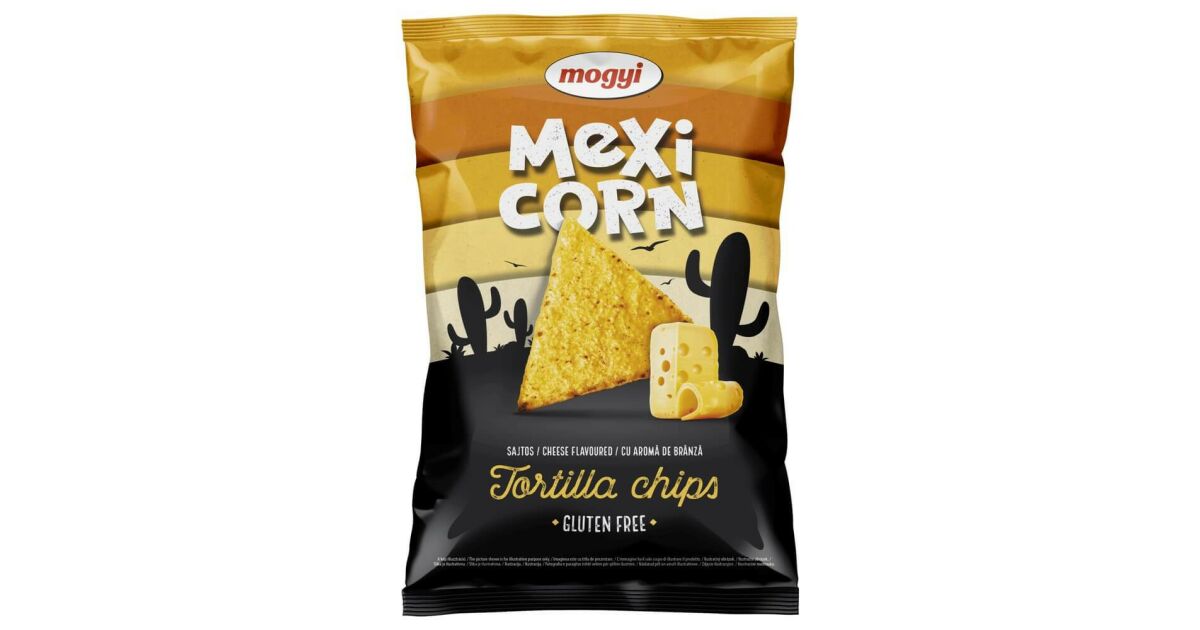 Mogyi, Mexi Corn Tortilla Chips sajtos, 200g | Pepita.hu
