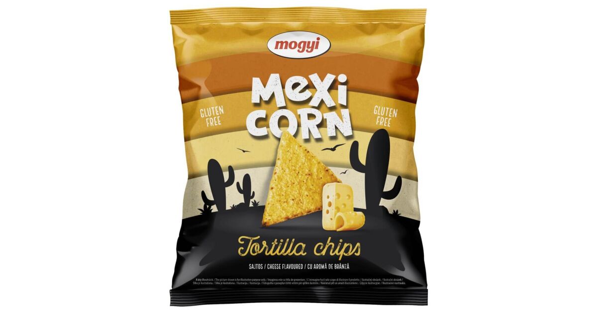 Mogyi, Mexi Corn Tortilla Chips sajtos, 90g | Pepita.hu