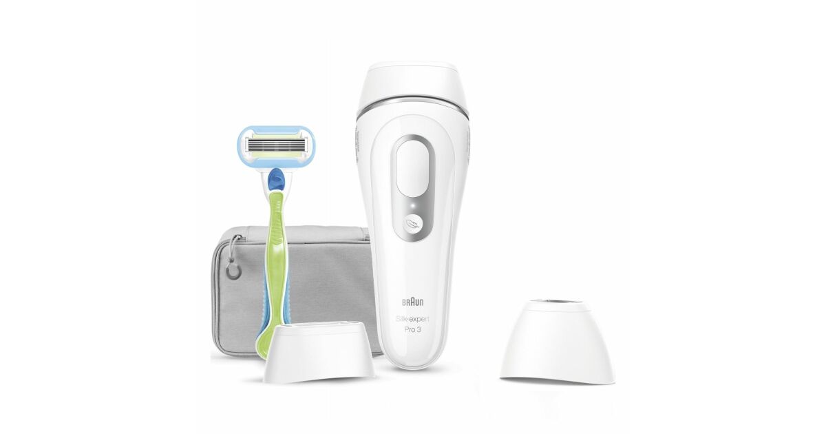 Epilator Braun Silk*expert Pro 3 cu impulsuri de lumina, epilare semi ...