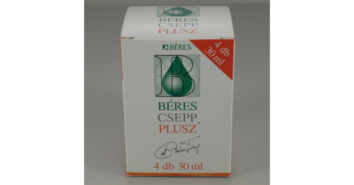 Béres csepp plusz 4x30ml 120 ml | Pepita.hu
