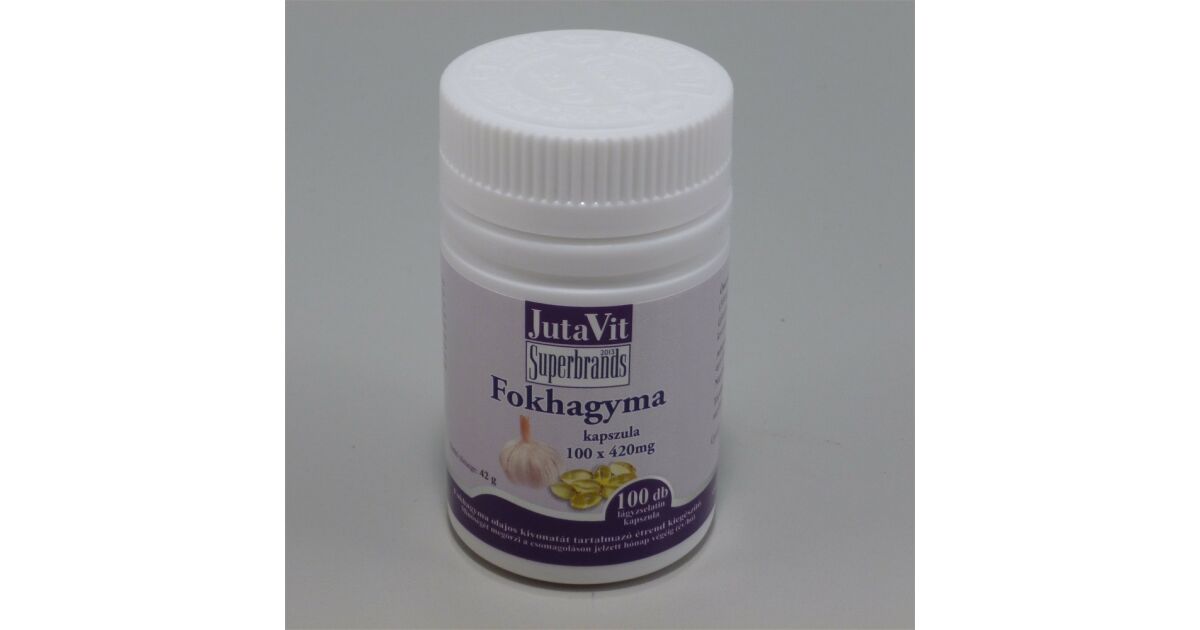 Jutavit fokhagyma kapszula 100 db | Pepita.hu
