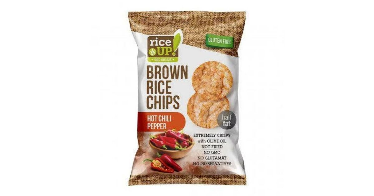 RICE UP PĂSTRĂV RIZĂ CHIPS HOT CHILI 60G | Pepita.com