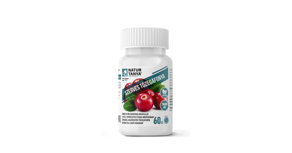 Natur Tanya Tőzegáfonya Forte - 60 tabletta | Pepita.hu