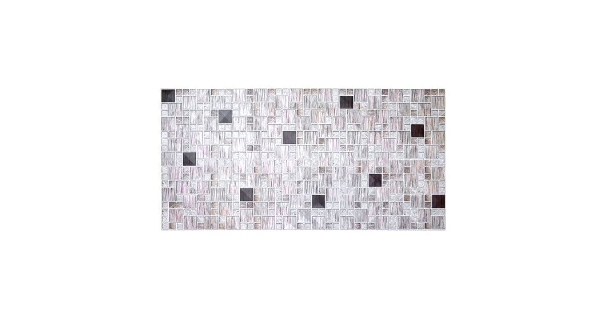 Panou decorativ, PVC, model mozaic, striat, 96x48.5 cm | Pepita.com