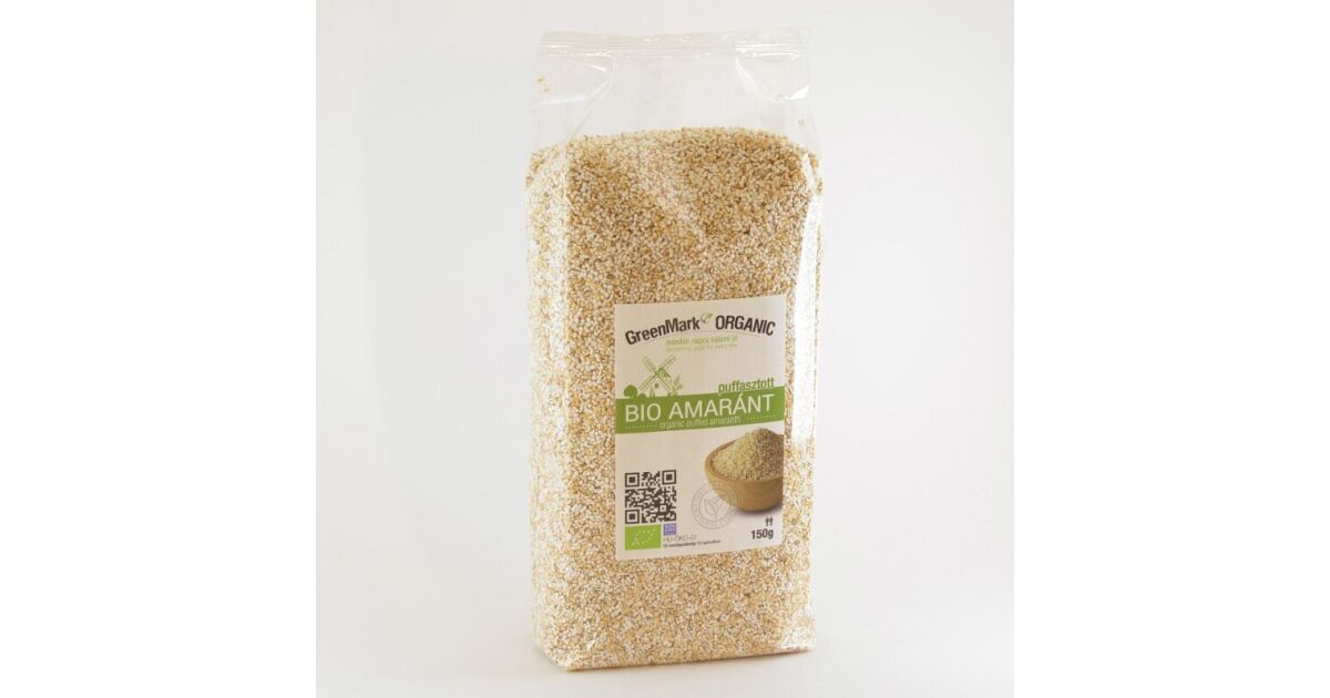 Greenmark bio amaránt puffasztott 150 g | Pepita.hu