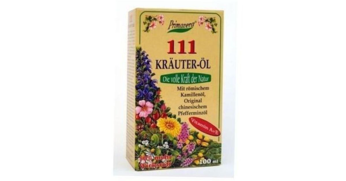 Primavera 111 gyógynövényolaj 100 ml | Pepita.hu