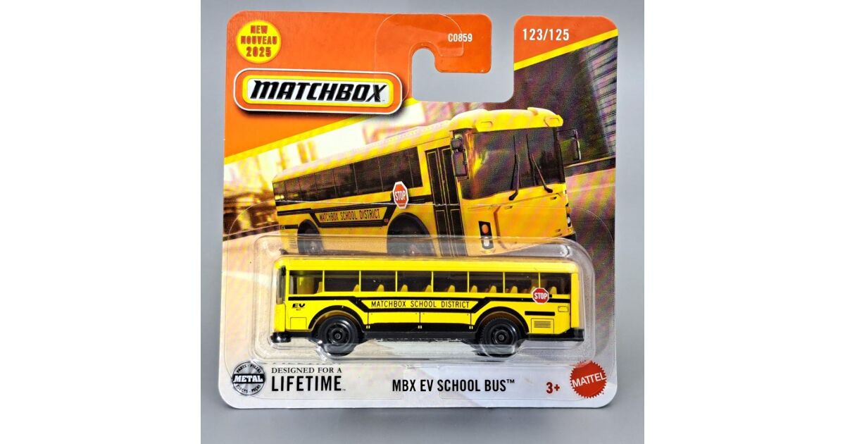 MBX EV School Bus 1:64 Matchbox modell B | Pepita.hu