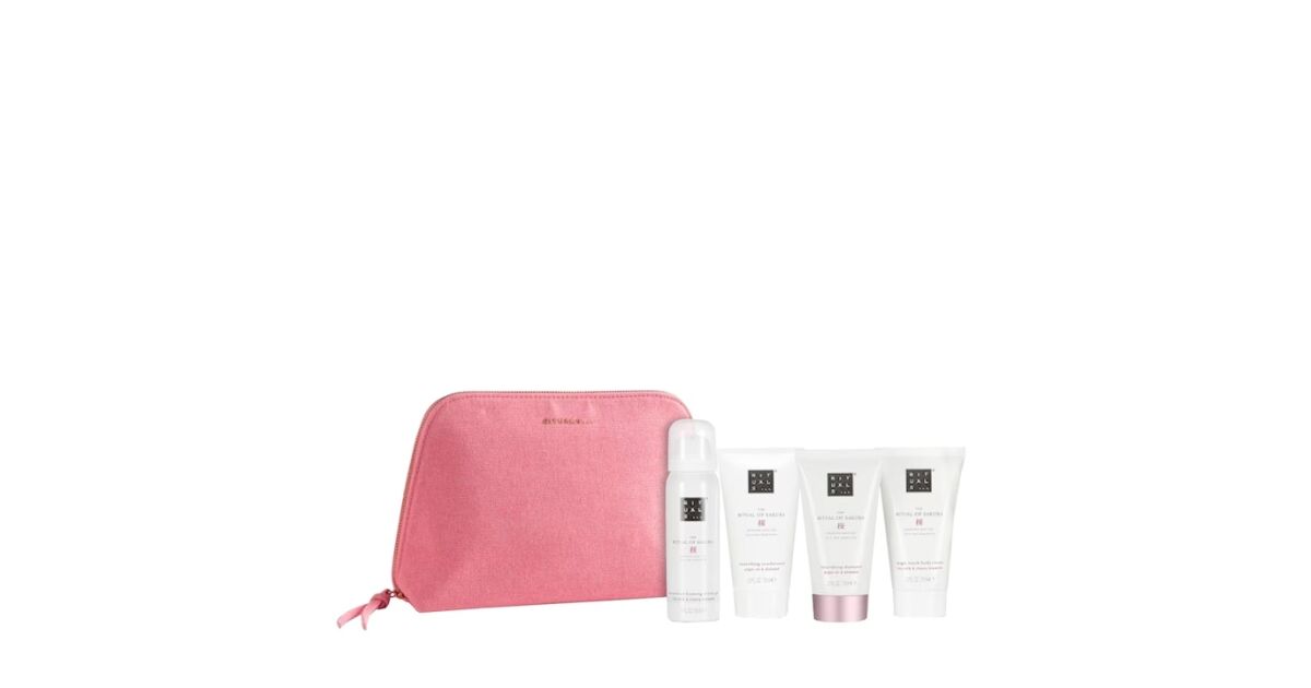 Set Rituals Sakura Body Care Set, Gel de dus spuma 50 ml, Balsam de par ...