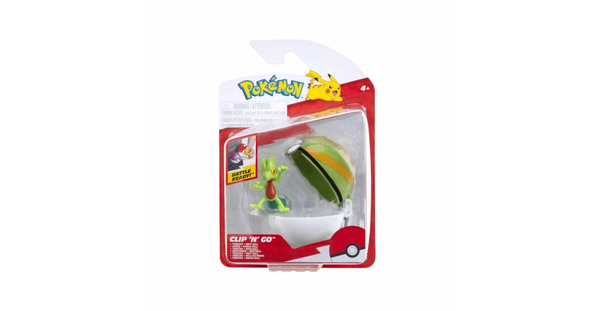 Pokémon Clip N Go - Treecko Nest mit Ball | Pepita.com