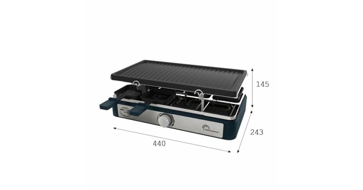 LITTLE BALANCE 8750 Grill & Cheese Meuuuh...!, Aparat pentru raclette ...