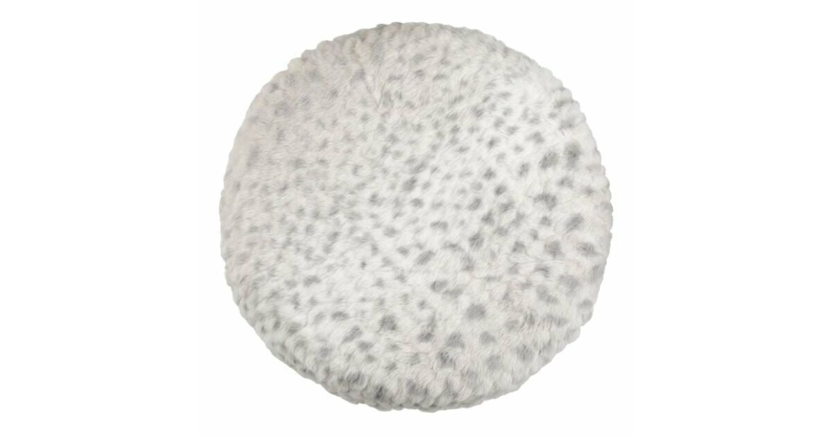 Taburet (otoman) decorativ cu cadru si 4 picioare din lemn, captusit cu ...