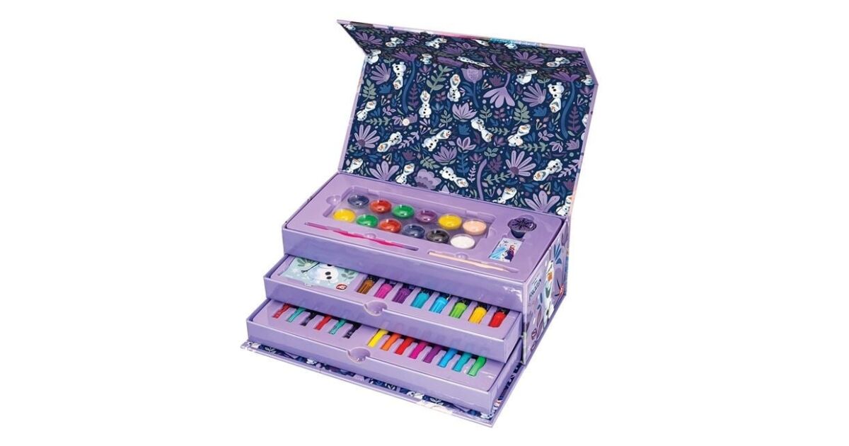 Set de Colorat in Valiza de Carton, Disney Frozen 2 | Pepita.com