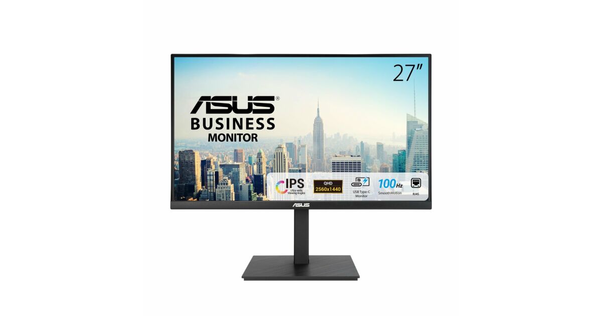 ASUS Business VA27ACFSN - Monitor 27 WQHD - Frameless, Ergonomic ...