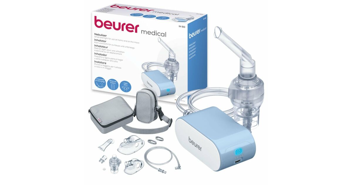 Beurer IH 60 Inhalator, inhalator silentios si portabil cu baterie ...