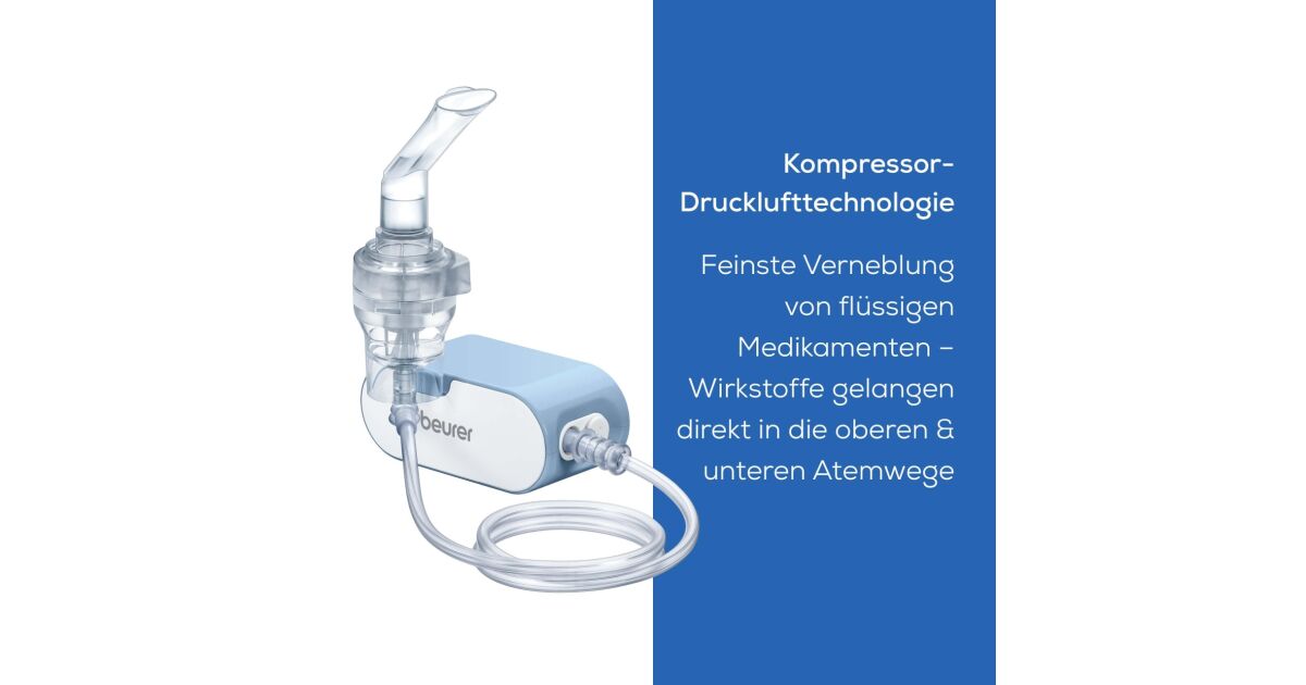 Beurer IH 60 Inhalator, inhalator silentios si portabil cu baterie ...
