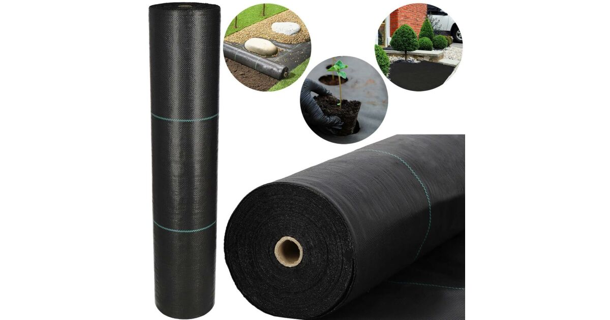 Folie agrotextil, mulcire, antiburuieni, filtru UV, 100 x 1.1metri, 90g ...