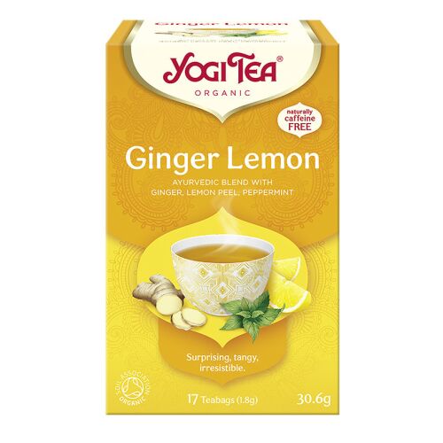 BIO Citromos gyömbér tea 17x1,8g Yogi Ginger Lemon | Pepita.hu