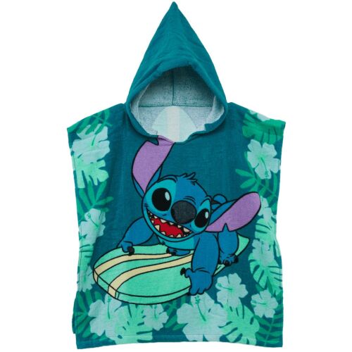 Plážová osuška pončo Disney Lilo a Stitch, Hviezdny pes Surf 60x120 cm ...