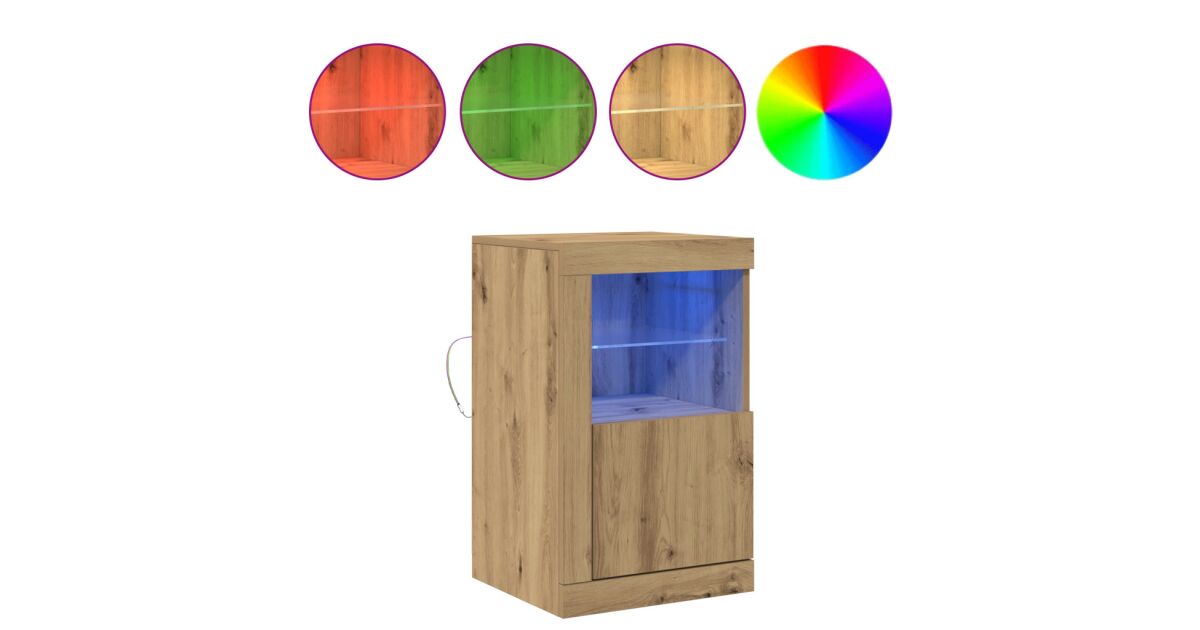 vidaXL Dulap lateral stejar artizanal 41 x 37 x 67 cm Lemn compozit ...