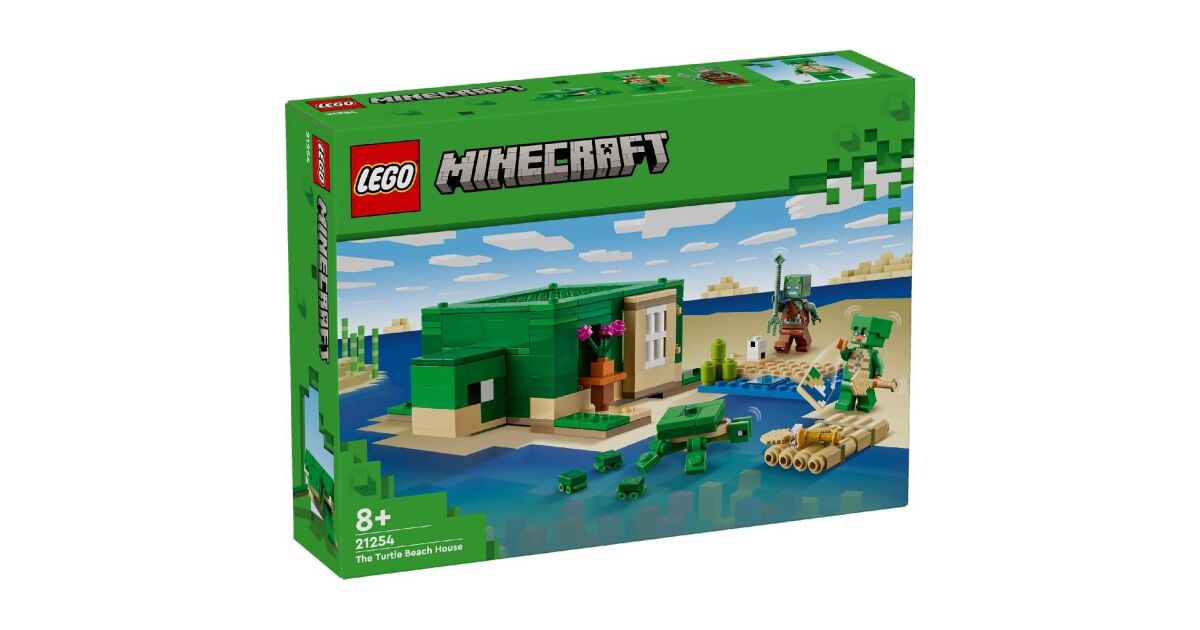 Lego Minecraft Turtle Beach House 21254 | Pepita.hu